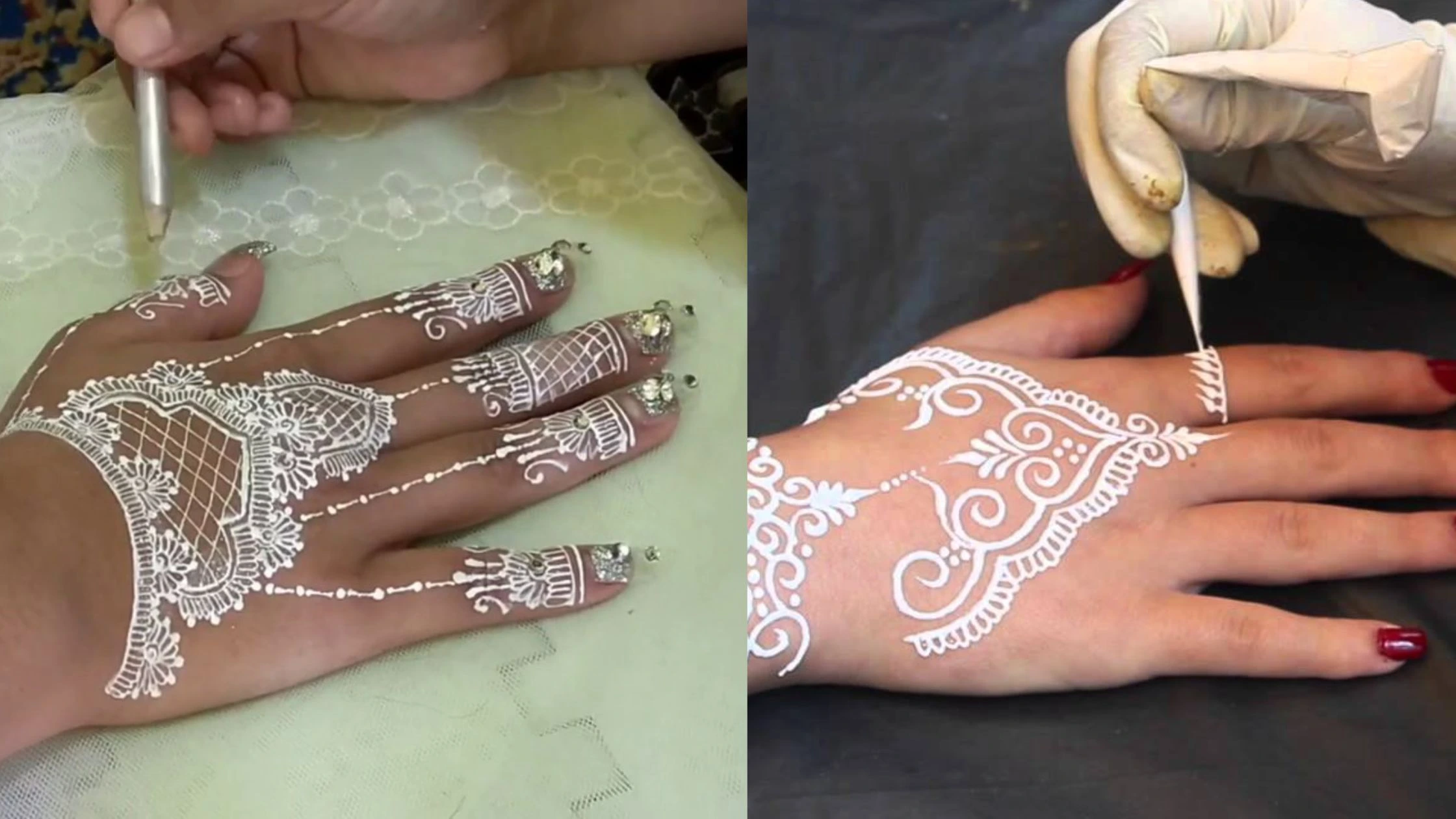How Is White Henna Applied and Removed?