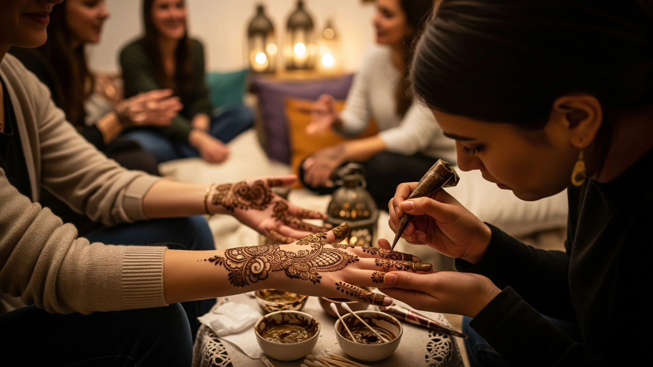 Henna Home Services for Intimate Gatherings - Shifaz Henna